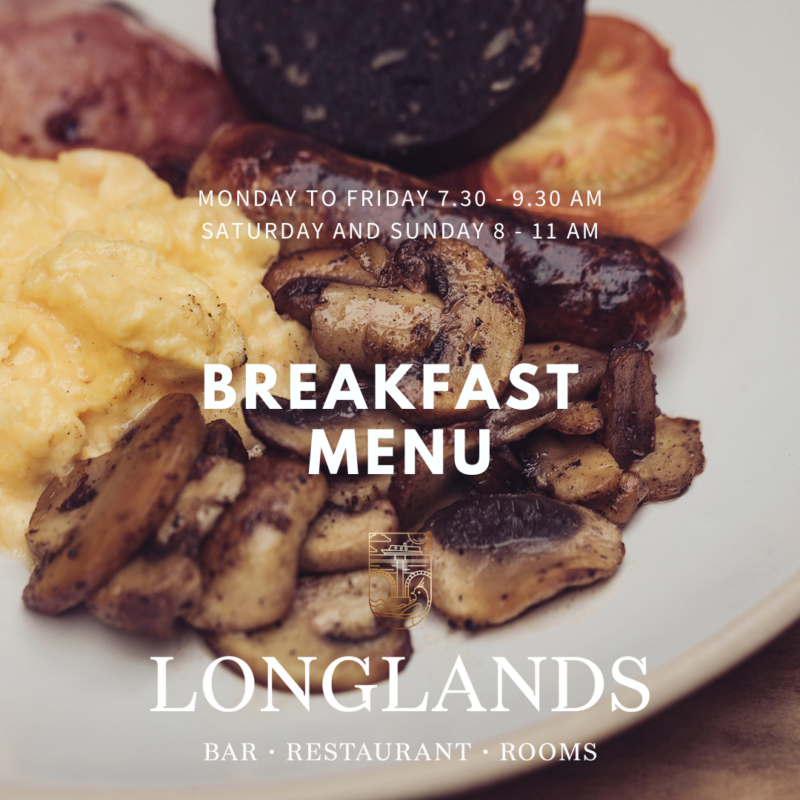 Breakfast Menu - Longlands