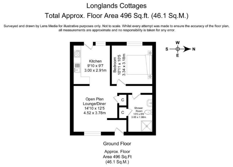 One-Bedroom Self Catering Cottage - Longlands