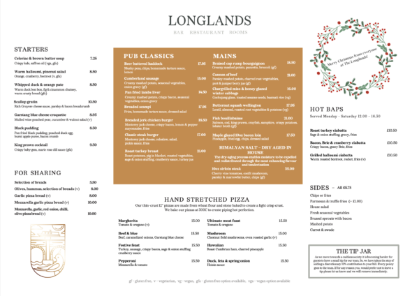 Main Menu - Longlands